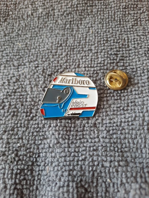 PIN'S MALBORO ALAIN prost casque rally voiture car smoke - Pin Pins ...