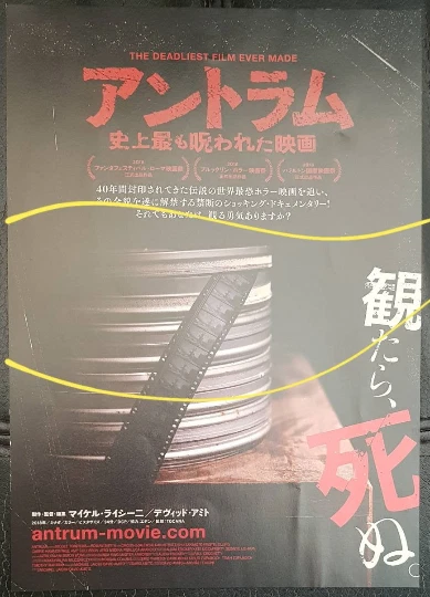 ANTRUM: THE DEADLIEST Film Ever Made, Japanese Chirashi Flyer EUR 22,47 ...