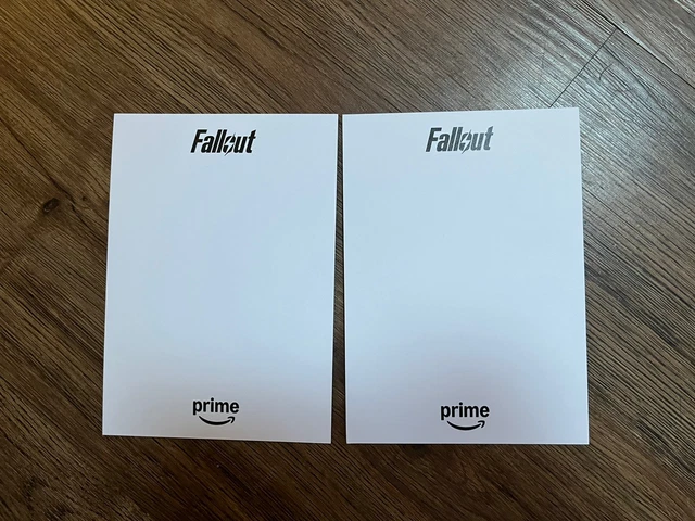 TWO FALLOUT SEASON 2 Promo Postcards From Amazon Prime Video London ...