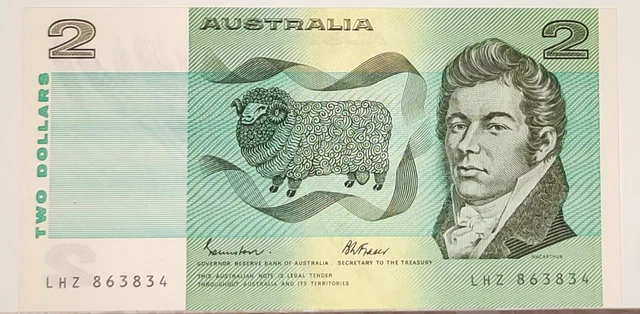 1985 AUSTRALIAN 2 Dollar Banknote aUNC LHZ $7.00 - PicClick AU