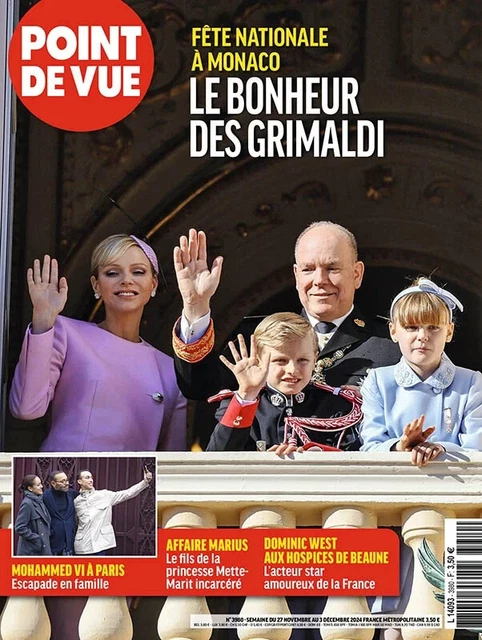 POINT DE VUE CHARLENE de MONACO_LEA de BELGIQUE_MOHAMED VI du MAROC 11 ...