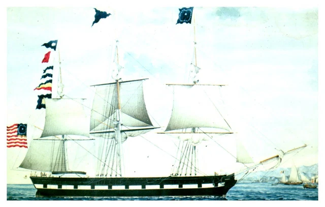 NAVICELLA SOOLOO COSTRUITO IN Salem 1840 Watercolor Da Domenico ...