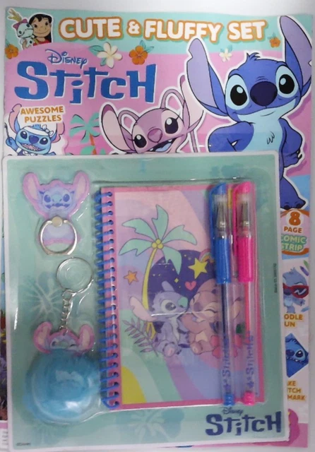 DISNEY STITCH MAGAZINE #6 2026 Comic strip, puzzles, colouring +Cute ...