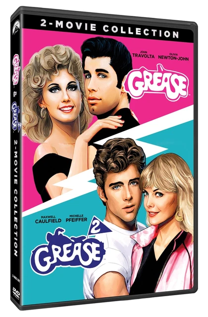 GREASE 2-MOVIE COLLECTION (DVD) Olivia Newton-John John Travolta (US ...