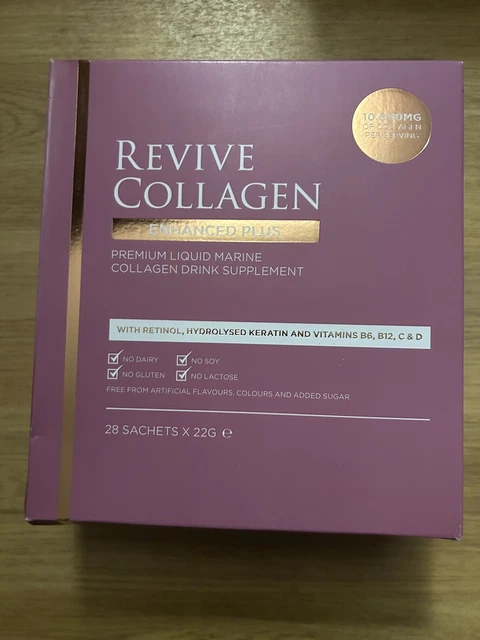 REVIVE COLLAGEN ENHANCED Plus Liquid Marine Collagen Drink 10,000mgs ...