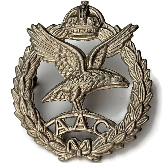 ORIGINAL WW2 ARMY Air Corps AAC Cap Badge £44.99 - PicClick UK