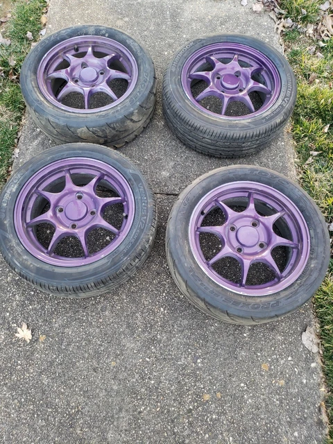 JDM HONDA ACURA INTEGRA TYPE R DC2 ITR OEM WHEELS 15" RIMS 15x6 4x114 ...