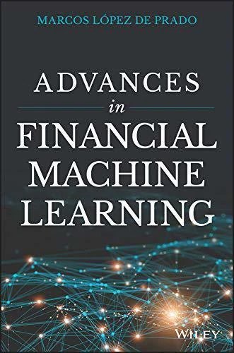 AVANCES EN FINANCIÈRE Machine Learning Par Lopez De Prado Marcos Neuf EUR 54,17 - PicClick FR