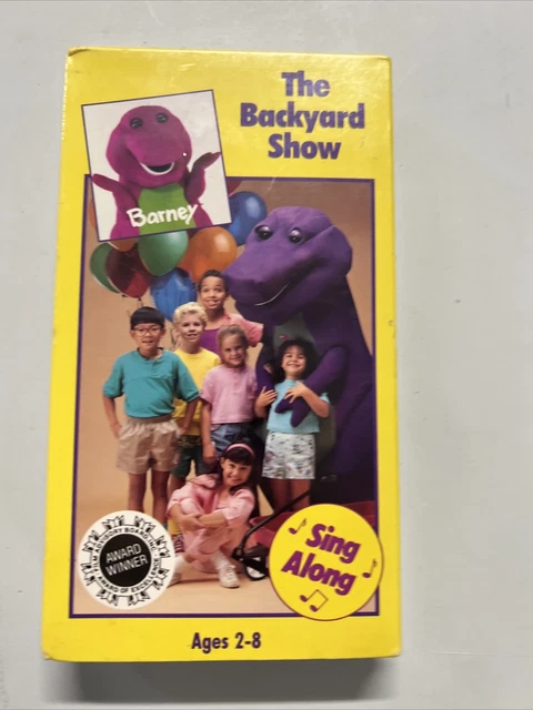 BARNEY THE BACKYARD Show VHS Tape 1992 Sing Along Vintage Rare Sealed £ ...