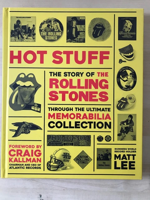 HOT STUFF THE Rolling Stones Memorabilia Collection HB Memorabilia ...