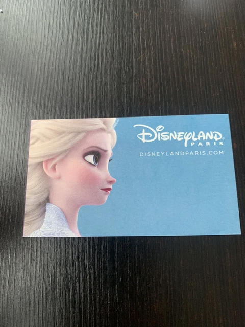 TICKET PASS DISNEYLAND Paris Elsa Frozen Ticket Spectacle Déjà Utilisé ...