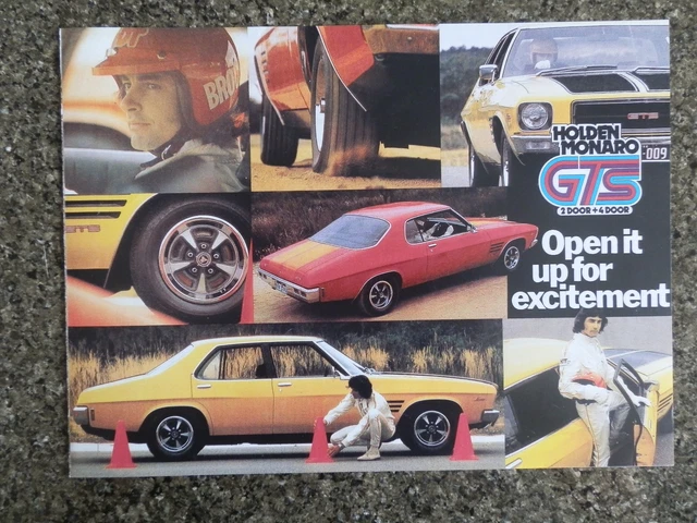 HOLDEN HQ GTS Monaro Brochure $35.00 - PicClick AU
