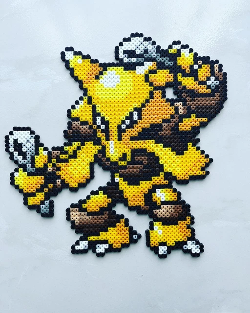 PIXEL ART / Perles A Repasser Pokemon Alakazam EUR 12,00 - PicClick FR
