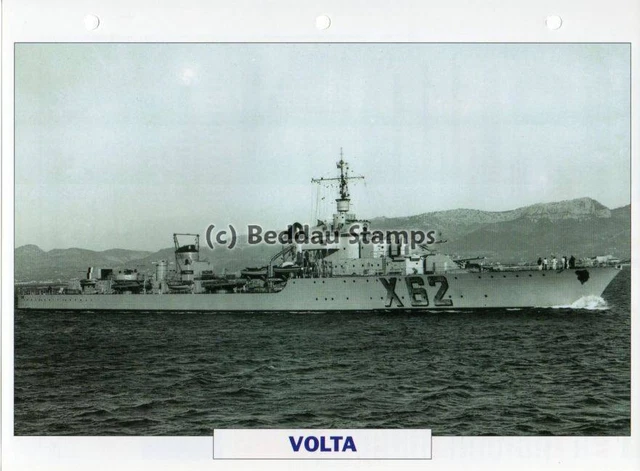 1936 VOLTA MOGADOR-CLASS Destroyer Ship / France Warship Photograph ...