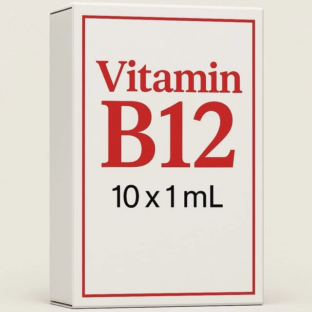 VITAMIN B12 INJECTION 1ml Vials Boxes Of 10 £37.07 - PicClick UK