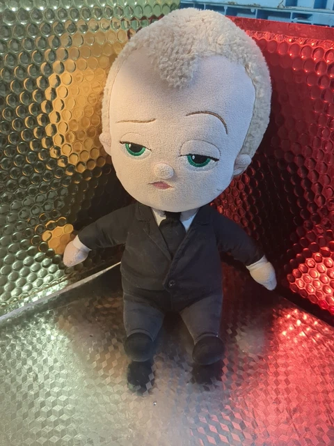 THE BOSS BABY Soft Toy Plush Beanie Dreamworks Movie 2016 Black Suit 13 ...