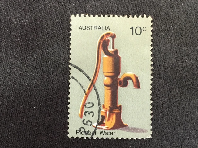 1972 AUSTRALIA PIONEER Life 10C Water Pump Stamp - Fine Used $0.75 ...