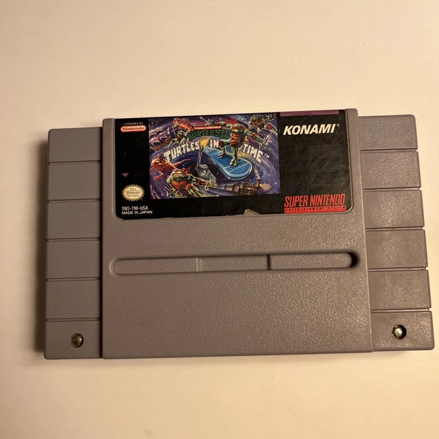 TEENAGE MUTANT NINJA Turtles IV: Turtles in Time (Super Nintendo SNES ...