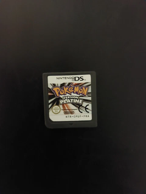 POKÉMON VERSION PLATINE NINTENDO DS Version Française EUR 22,00 ...