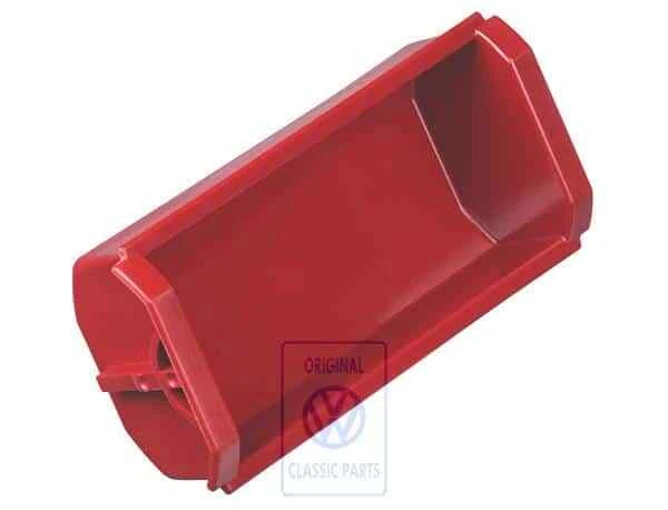 VW GOLF MK4 Bora Centre console rear Stowage Box Insert Fire Red New ...