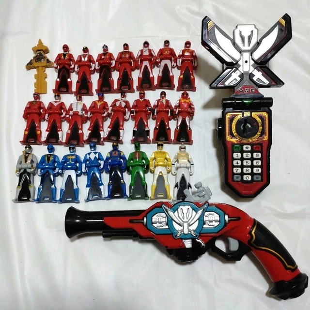POWER RANGERS SUPER Megaforce Gokaiger DX Morpher Ranger Key 24 pcs Set ...