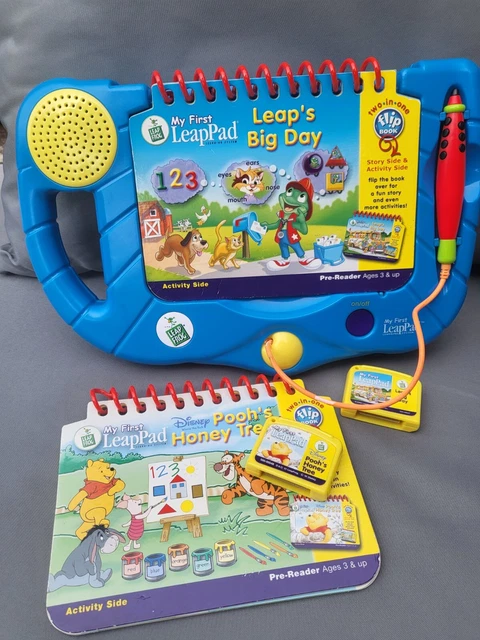 VINTAGE LEAP FROG My First Leappad Plus 2 Story Books And Cartridges £9 ...