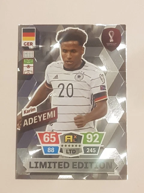 PANINI FIFA WORLD Cup Qatar 2022 Limited Edition Adeyemi EUR 5,16 ...