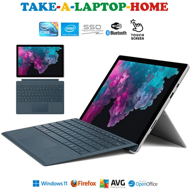 MICROSOFT SURFACE LAPTOP Tablet 2in1 Touchscreen Windows11 Pro 2K Res ...