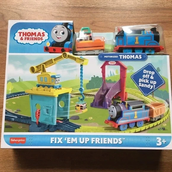 THOMAS & FRIENDS Fix 'em Up Friends Train and Track Set with Motorized ...