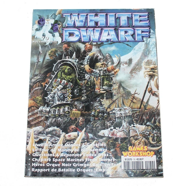 MAGAZINE / REVUE White Dwarf Games Workshop numéro 79 / novembre 2000 ...