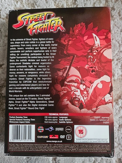 STREET FIGHTER MOVIE Collection 5 Disc Box set Manga EUR 29,54 ...