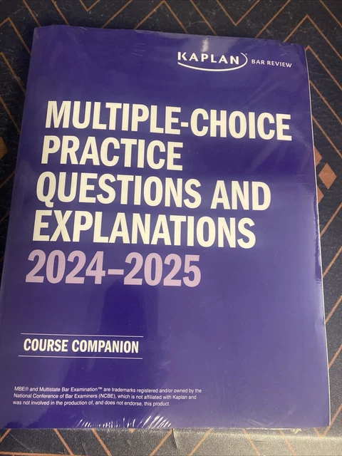 KAPLAN MULTIPULE CHOICE Practice Questions And Explanations 2024-2025 £ ...
