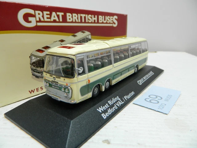 ATLAS BRITISH BUSES 1:76 Bedford Val/Plaxton Coach West Riding Bx 4 655 ...