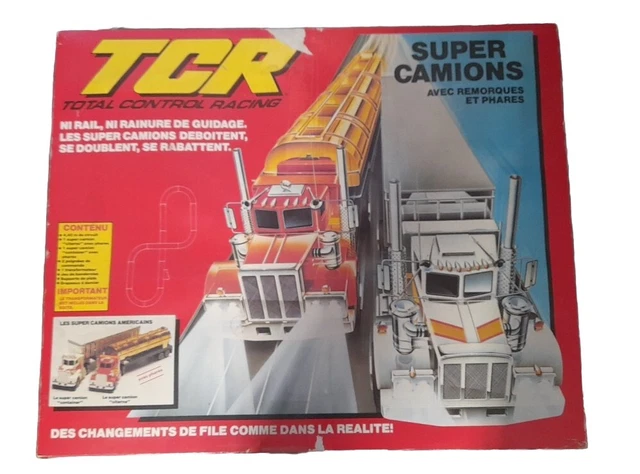 VINTAGE ANNÉE 1982 Circuit TCR Total Control Racing Super Camions Dans ...
