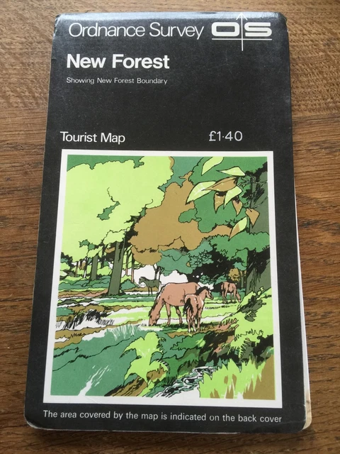 1970S OLD VINTAGE OS Ordnance Survey Map Sheet 1:25000 New Forest £7.99 ...