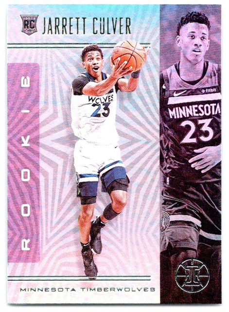 2019-20 PANINI ILLUSIONS Jarrett Culver recrue Minnesota Timberwolves ...