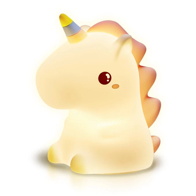 GROOV E CUTIES Rainbow Unicorn Colour Changing LED Night Light with 30/ ...