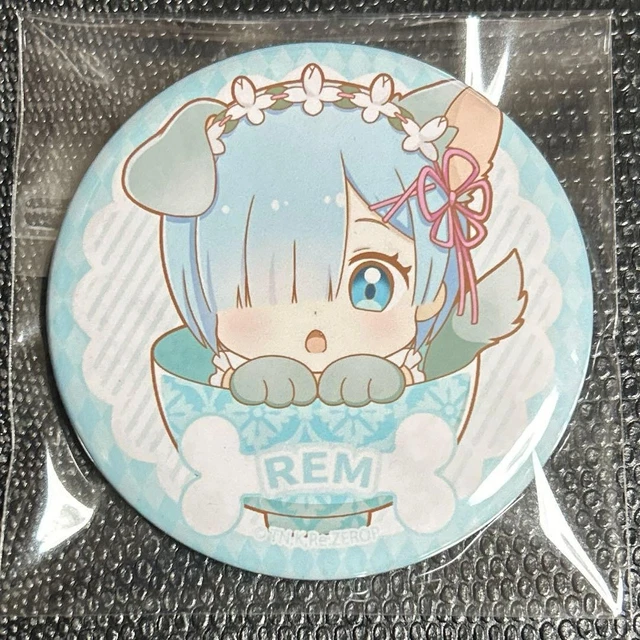 RE:ZERO -STARTING LIFE in Another World- Rem Wankomeshi Can Badge $78. ...