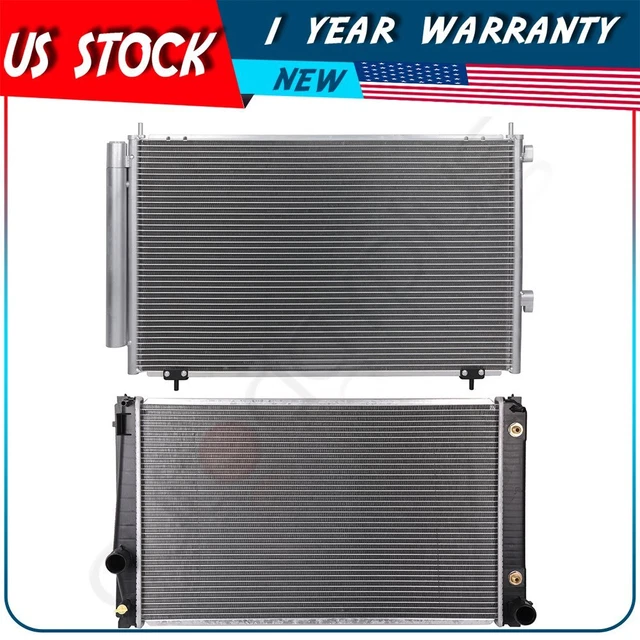 RADIATOR AND AC Condenser Kit For 2013 2014 2015 2016 2017 2018 Toyota ...