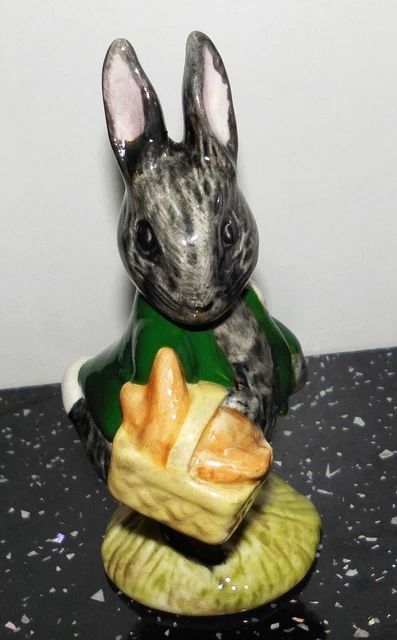 BESWICK BEATRIX POTTER Little Black Rabbit BP4 Signature RARE! Restored ...