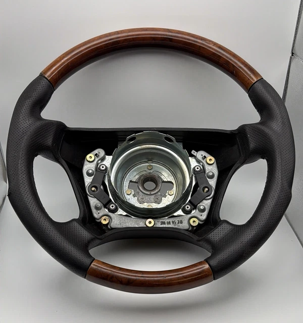 ORIGINAL BRABUS STEERING Wheel Wood W140 R129 W124 E500E W202 W210 ...