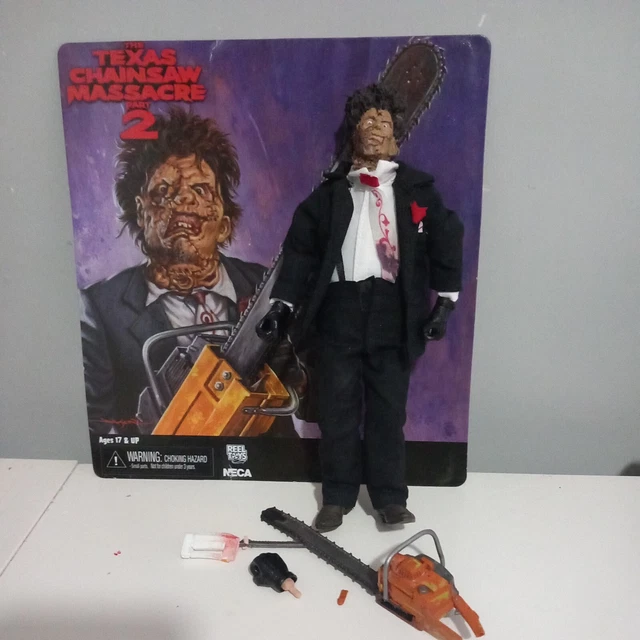 NECA THE TEXAS CHAINSAW MASSACRE PART 2 LEATHERFACE 8" Action Figure V ...