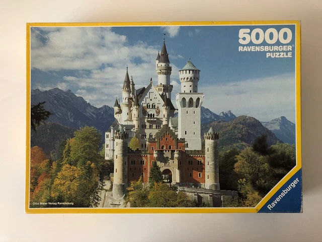 5000 PIECES JIGSAW Puzzle Ravensburger Neuschwanstein Disney Castle ...