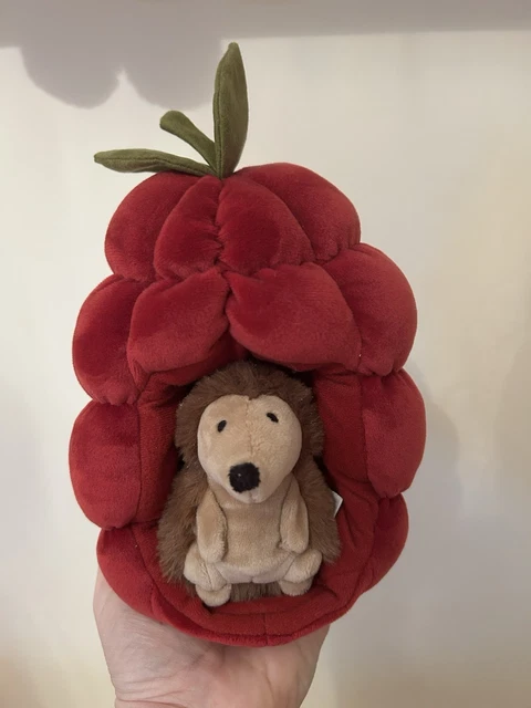 JELLYCAT BRAMBLING HEDGEHOG In Raspberry Plush Toy £37.12 - PicClick UK
