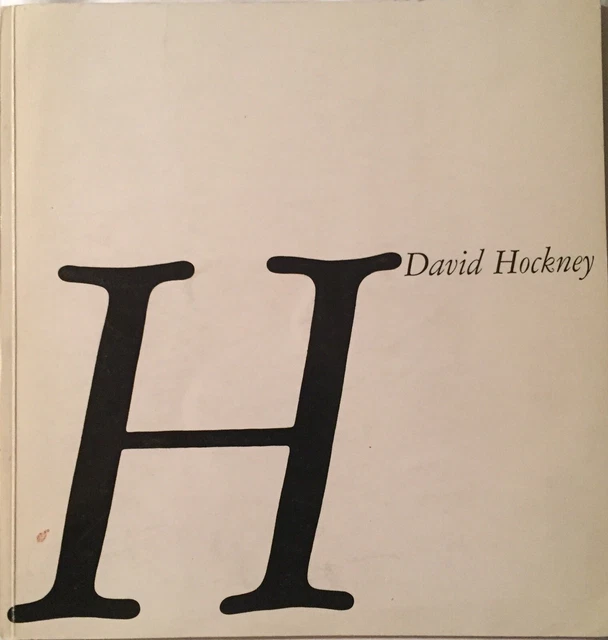 DAVID HOCKNEY SIGNED Catalog Original Signature Signature Autograph ...