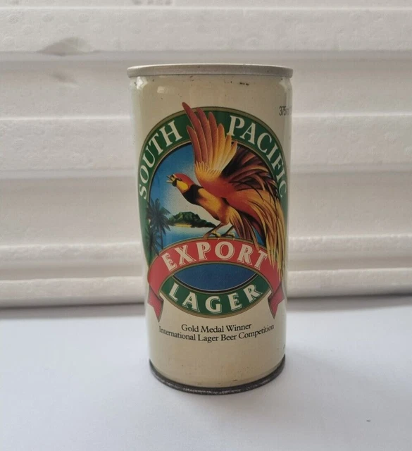 SOUTH PACIFIC EXPORT Lager Beer 375ml Beer Can $5.00 - PicClick AU