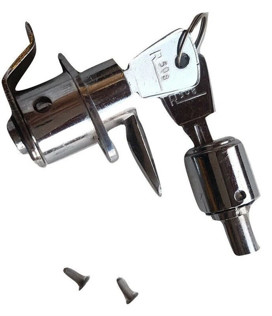 LAMBRETTA GP S3 Common Key Toolbox Steering Lock Two Keys Fixings £17. ...