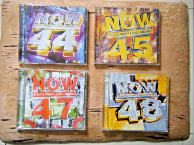 NOW THATS WHAT I Call Music Cds 44 45 47 48 CD Bundle £10.00 - PicClick UK