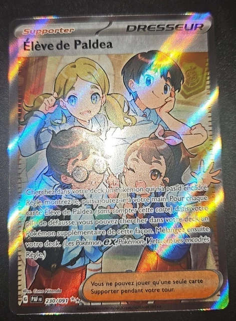 CARTE POKEMON ÉLÈVE de paldea Full Art 230/091 ev4.5 nm fr EUR 2,50 - PicClick FR