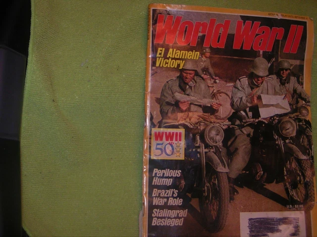 WORLD WAR TWO magazine Sep 1992 Germans at Stalingrad bikes to Paris ...